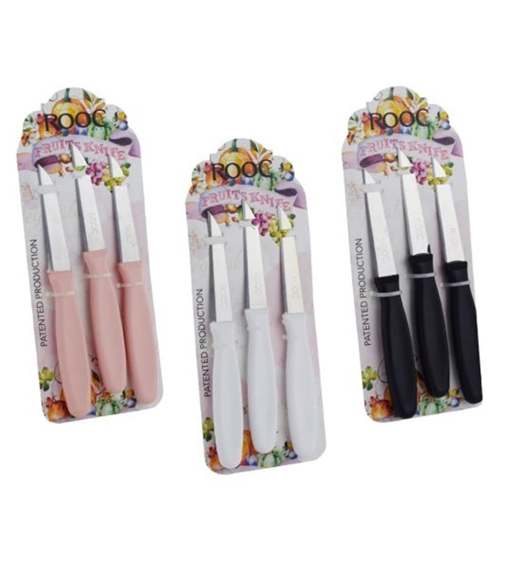 Rooc Myv-03 3 lü Set Meyve Bıçak 15.5cm*60 ROOC