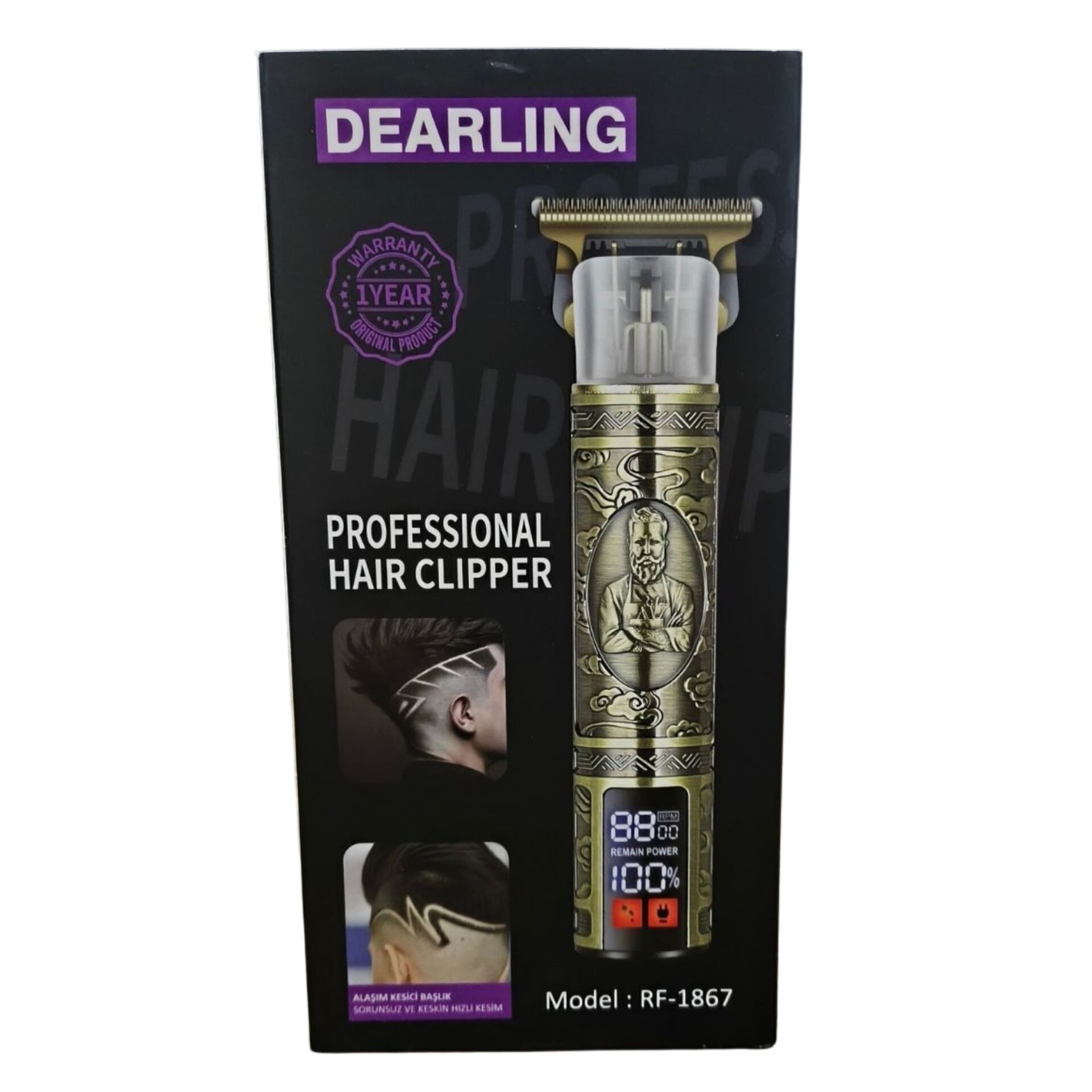 Rf-1867 Dearling Saç-Sakal Traş Makinası*60 DEARLİNG
