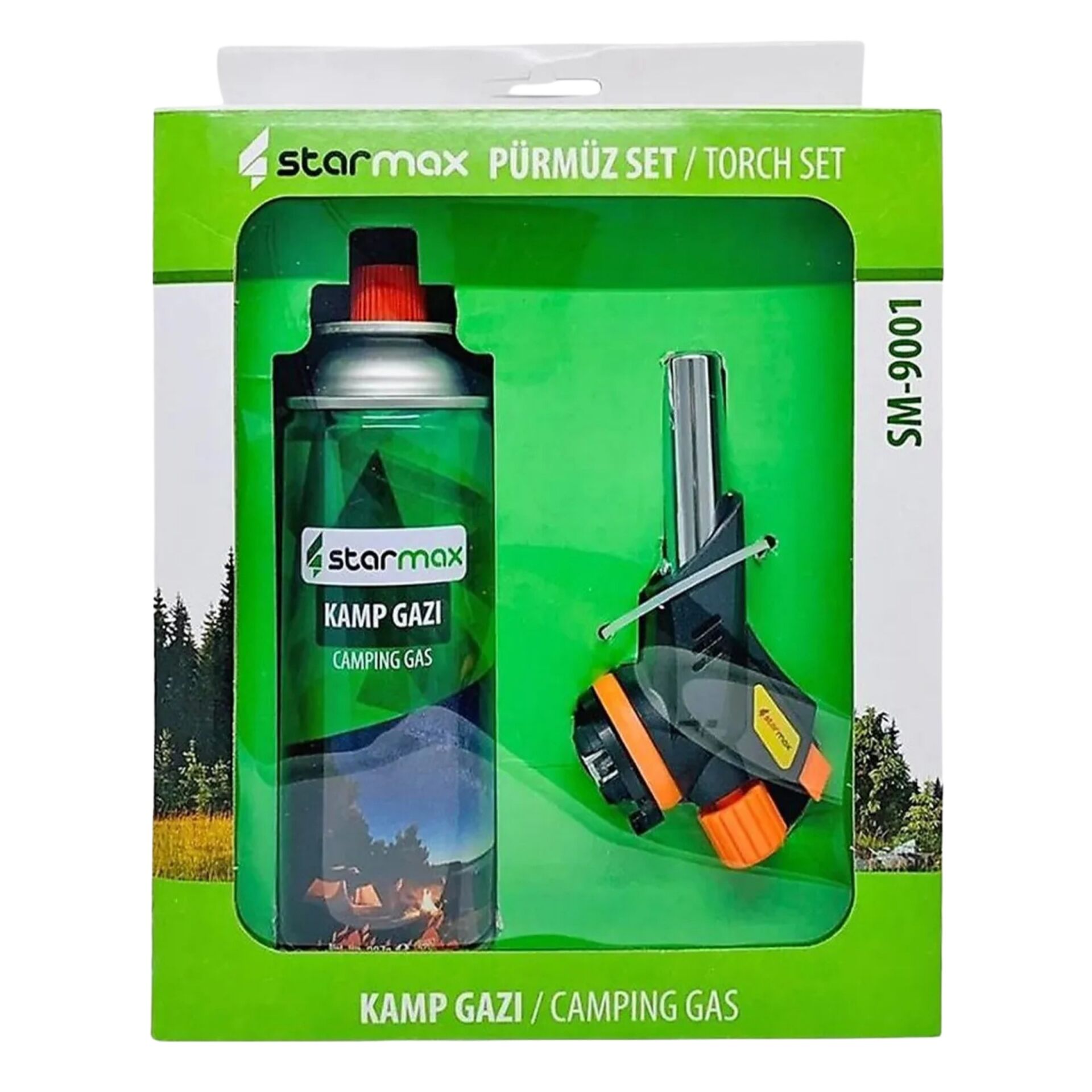 Starmax SM-9001 Kamp Gazı Seti & Pürmüz Seti*24 STRONG